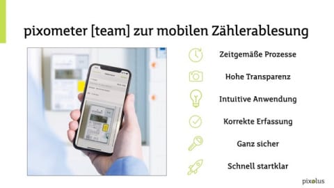 Webinare: Vorstellung Ableselösung pixometer team - pixometer