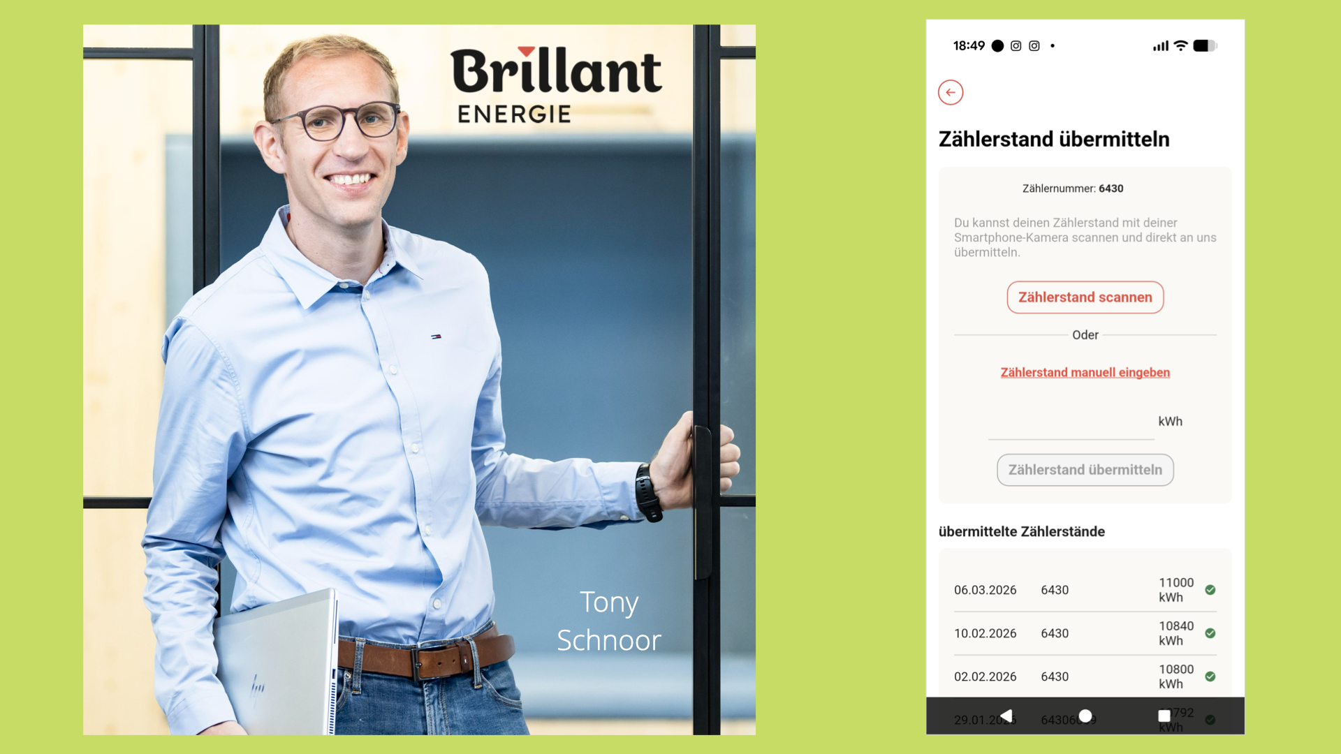 Brillant Energie Login